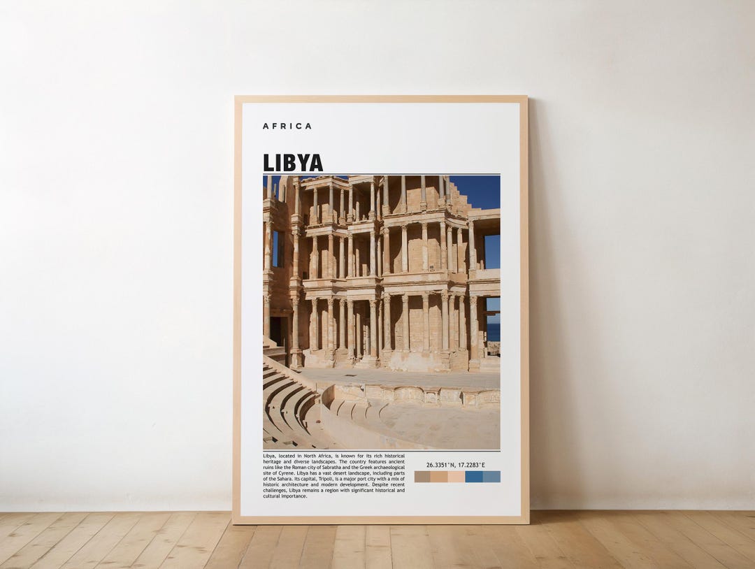 Libya Print, Libya Art, Libya Poster, Libya Photo, Libya Poster Print ...
