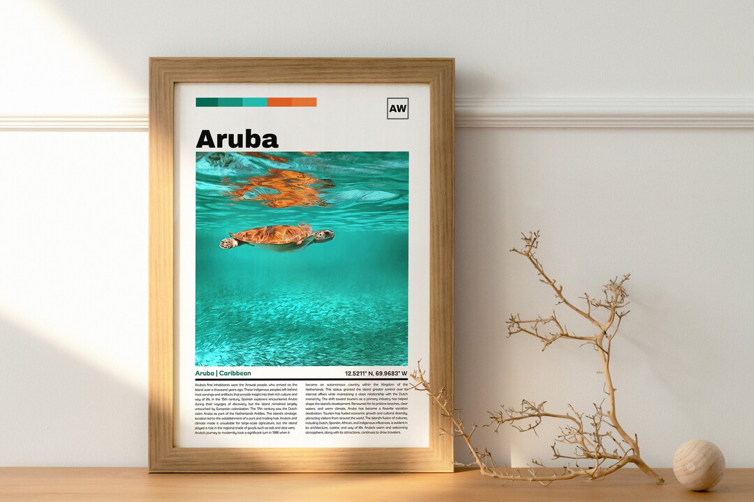 Aruba Print, Travel Poster, Aruba Wall Art, Aruba Poster, Aruba Photo ...