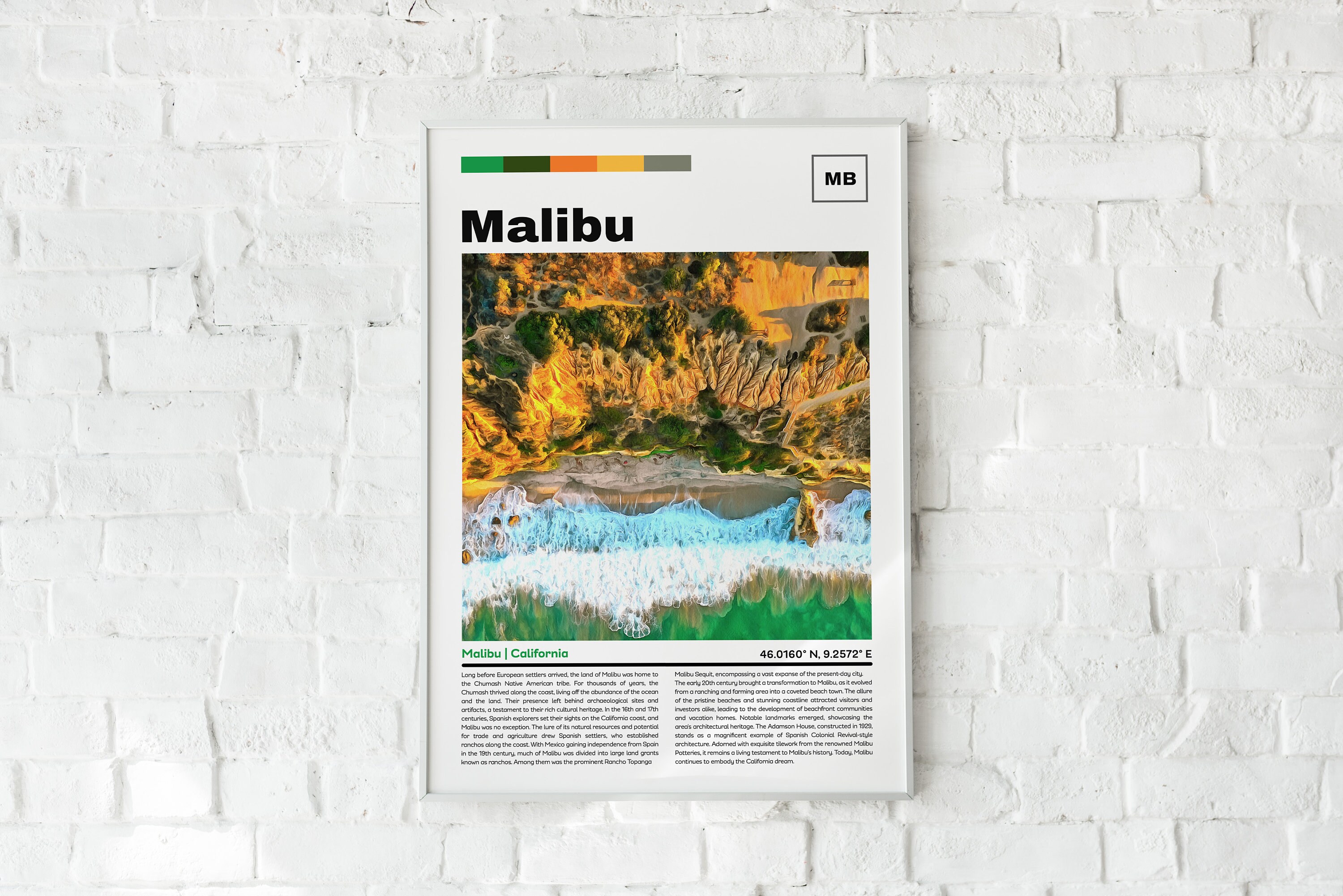 Malibu Print, Malibu Poster, Malibu Wall Art, Malibu Travel, Malibu Art ...