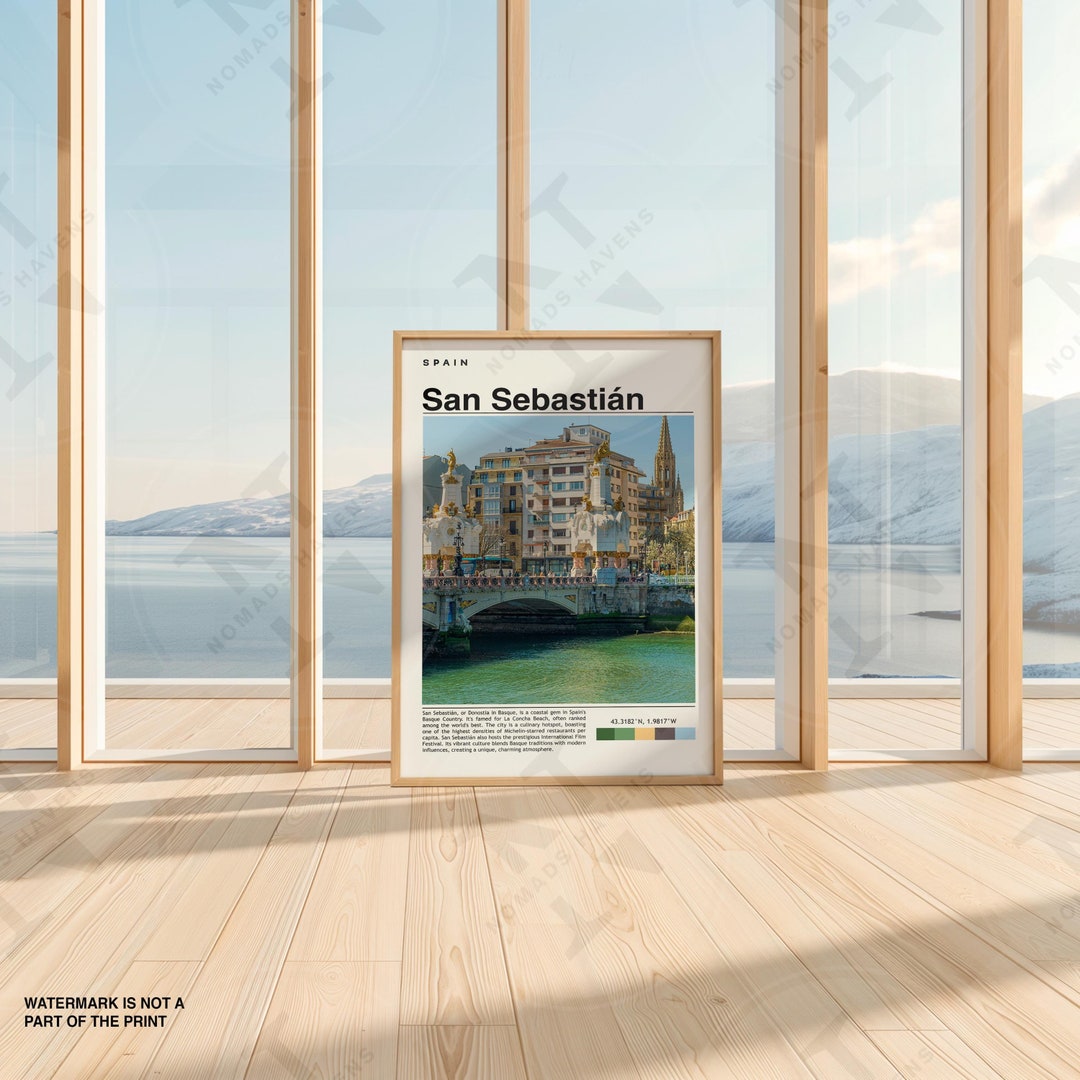 San Sebastian Print, San Sebastian Art, San Sebastian Poster, San ...