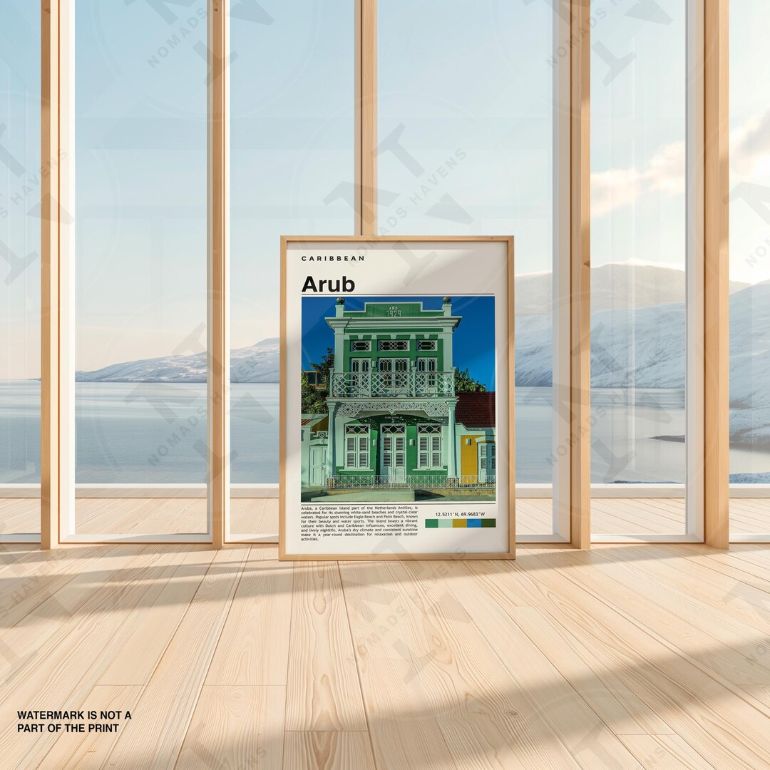 Aruba Print, Travel Poster, Aruba Wall Art, Aruba Poster, Aruba Photo ...