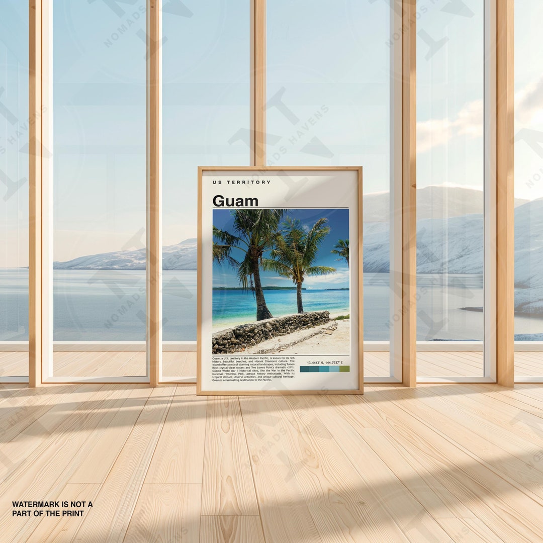 Guam Print, Travel Poster, Guam Wall Art, Guam Poster, Guam Photo, Guam ...