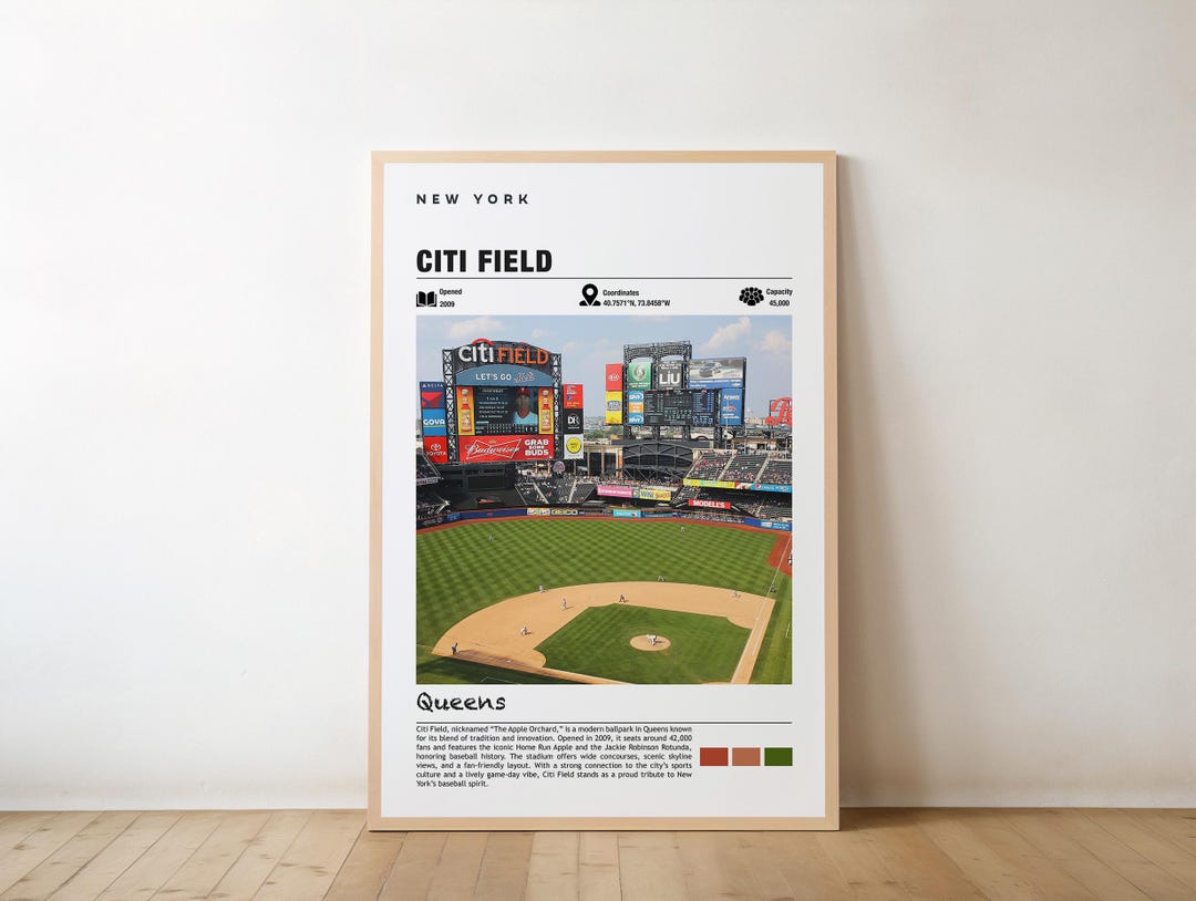 Citi Field Print, Citi Field Poster, Citi Field Wall Art, Citi Field ...