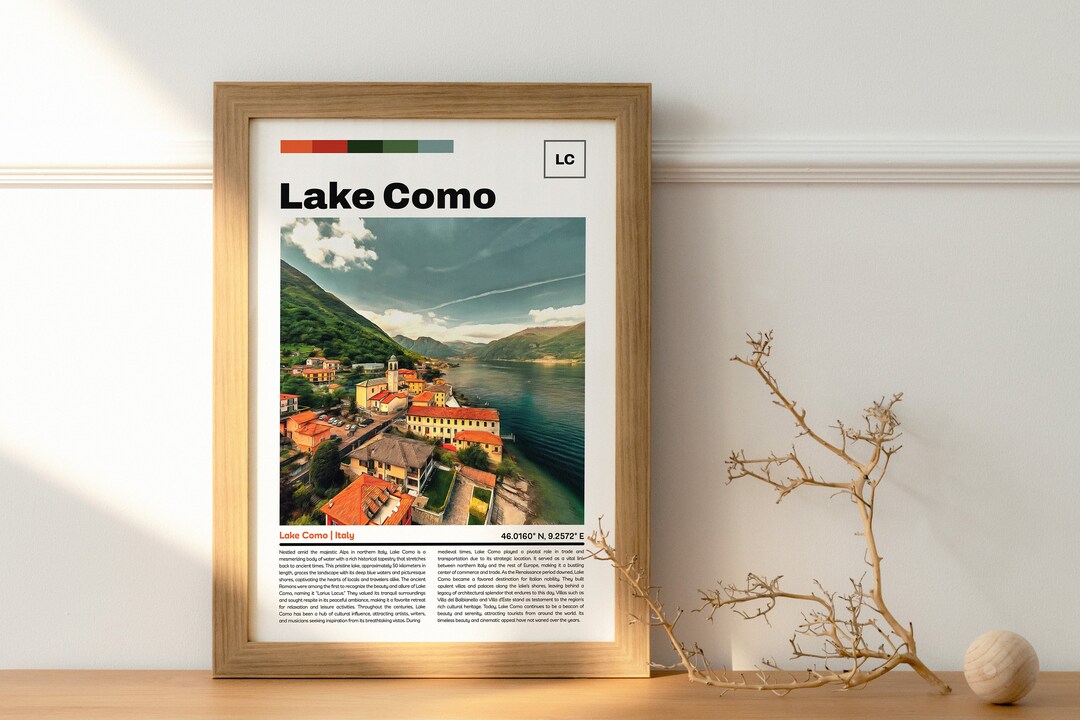 Lake Como Print, Lake Como Art, Lake Como Poster, Lake Como Photo, Lake ...