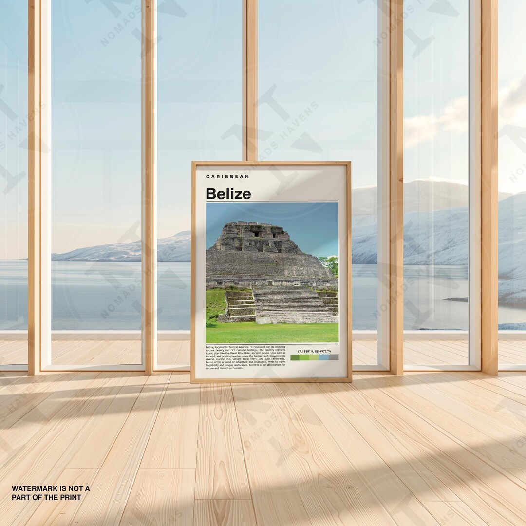 Belize Print, Belize Wall Art, Belize Poster, Belize Photo, Belize ...