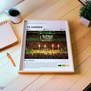 Boston TD Garden Poster, Arena Art, Urban View (digital & Print) - Etsy