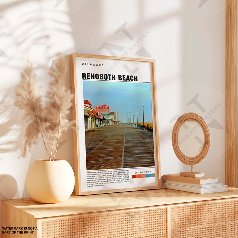 Rehoboth Beach Print, Rehoboth Beach Poster, Rehoboth Beach Wall Art ...