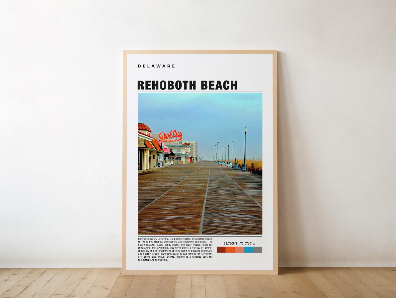 Rehoboth Beach Print, Rehoboth Beach Poster, Rehoboth Beach Wall Art ...