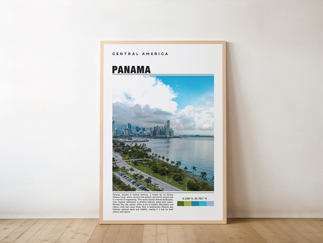 Panama Poster Print, Vintage Travel Art (digital Download) - Etsy