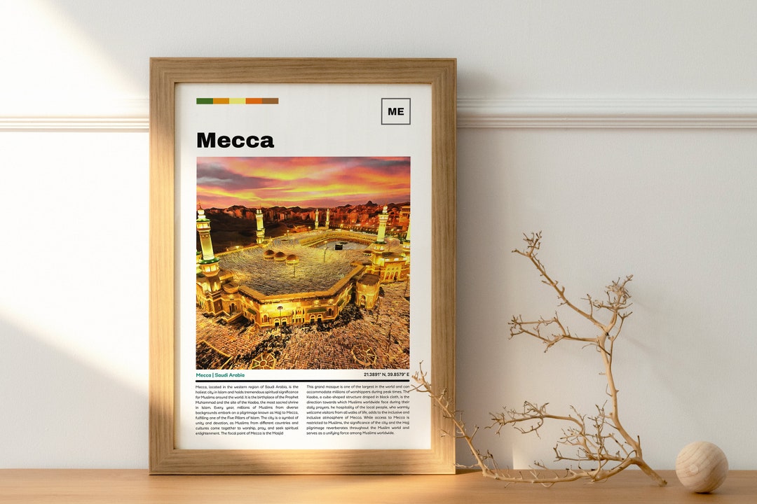 Mecca Print Mecca Photo Mecca Poster Mecca Painting Mecca - Etsy