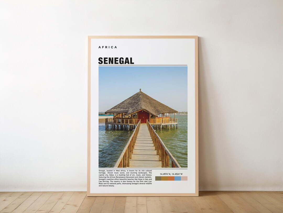 Senegal Print, Senegal Photo, Senegal Poster, Senegal Painting, Senegal ...