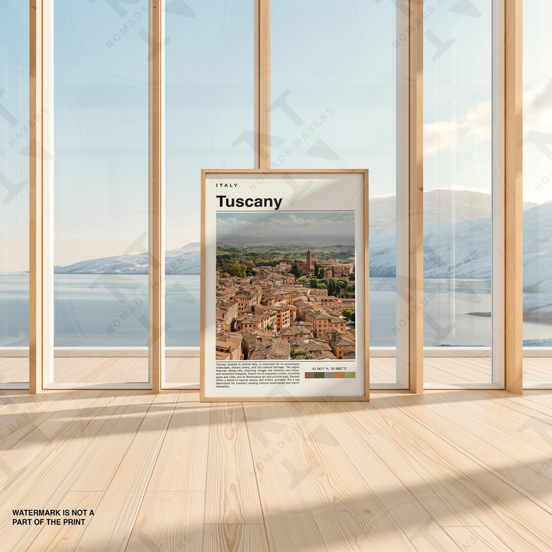 Tuscany Print, Tuscany Poster, Tuscany Wall Art, Tuscany Travel Print ...