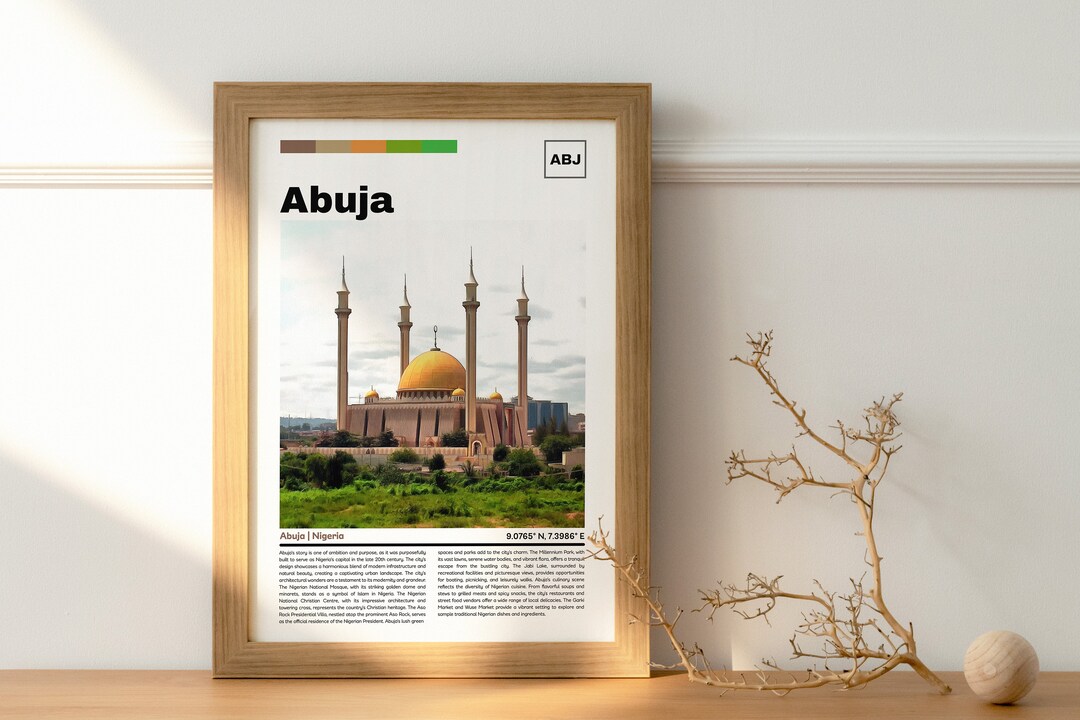 Abuja Print, Abuja Art, Abuja Poster, Abuja Photo, Abuja Poster Print, Abuja Painting, Nigeria ...
