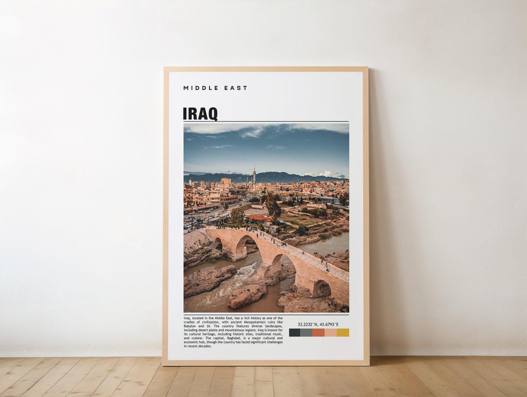 Iraq Print, Iraq Art, Iraq Poster, Iraq Photo, Iraq Poster Print, Iraq ...