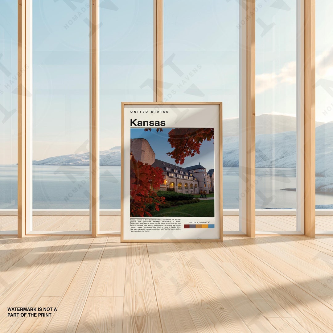 Kansas Print, Kansas Art, Kansas Photo, Kansas Poster, Kansas Painting ...