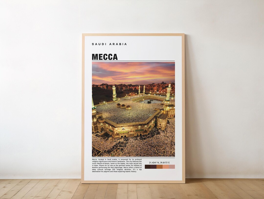 Mecca Print, Mecca Photo, Mecca Poster, Mecca Painting, Mecca Artwork ...