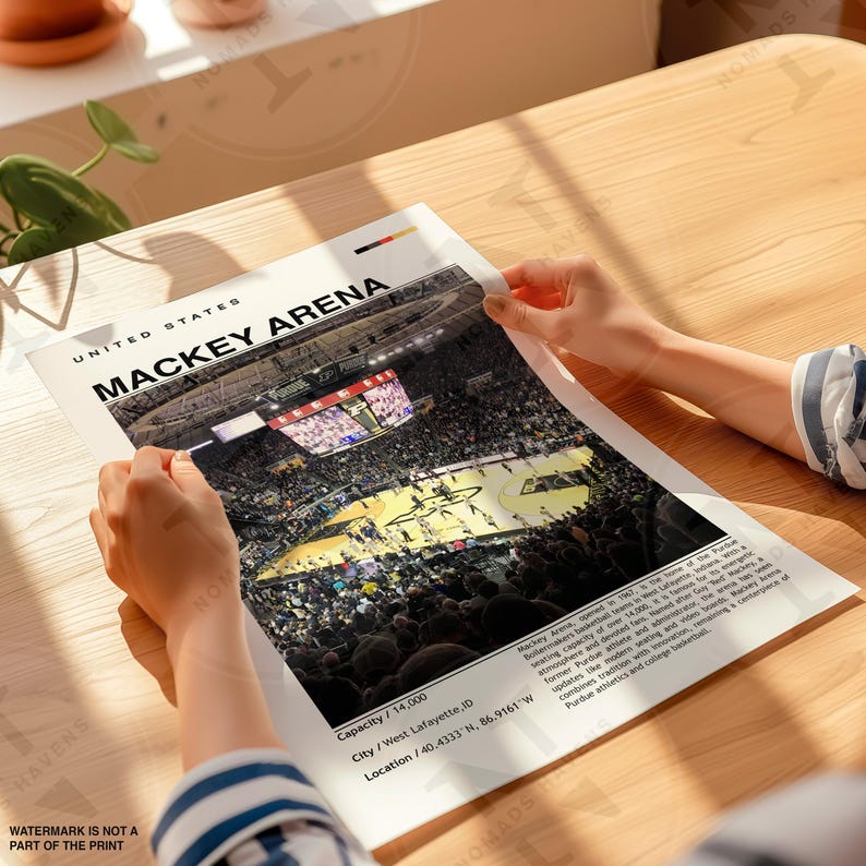 Mackey Arena, Stadium Art, Sports Poster, Basketball Arena, College ...