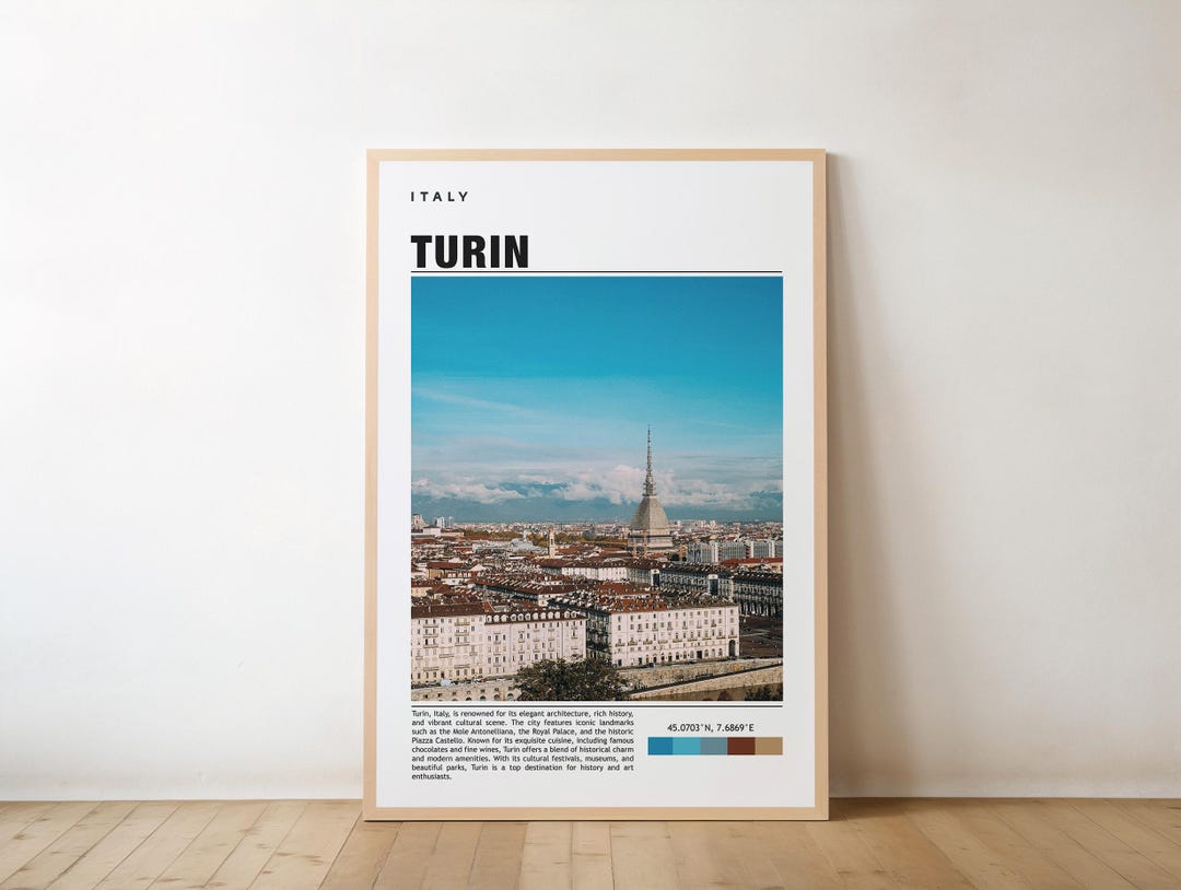 Turin Print, Turin Poster, Turin Wall Art, Turin Travel Print, Turin ...