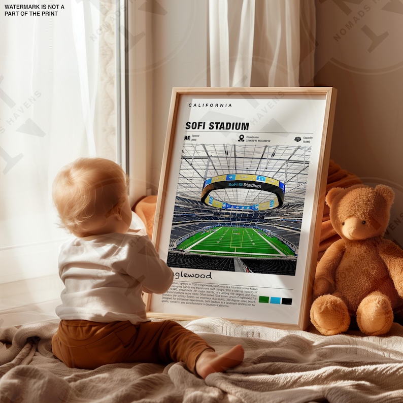 Sofi Stadium Wall Art, California, Inglewood Views (digital & Print) - Etsy