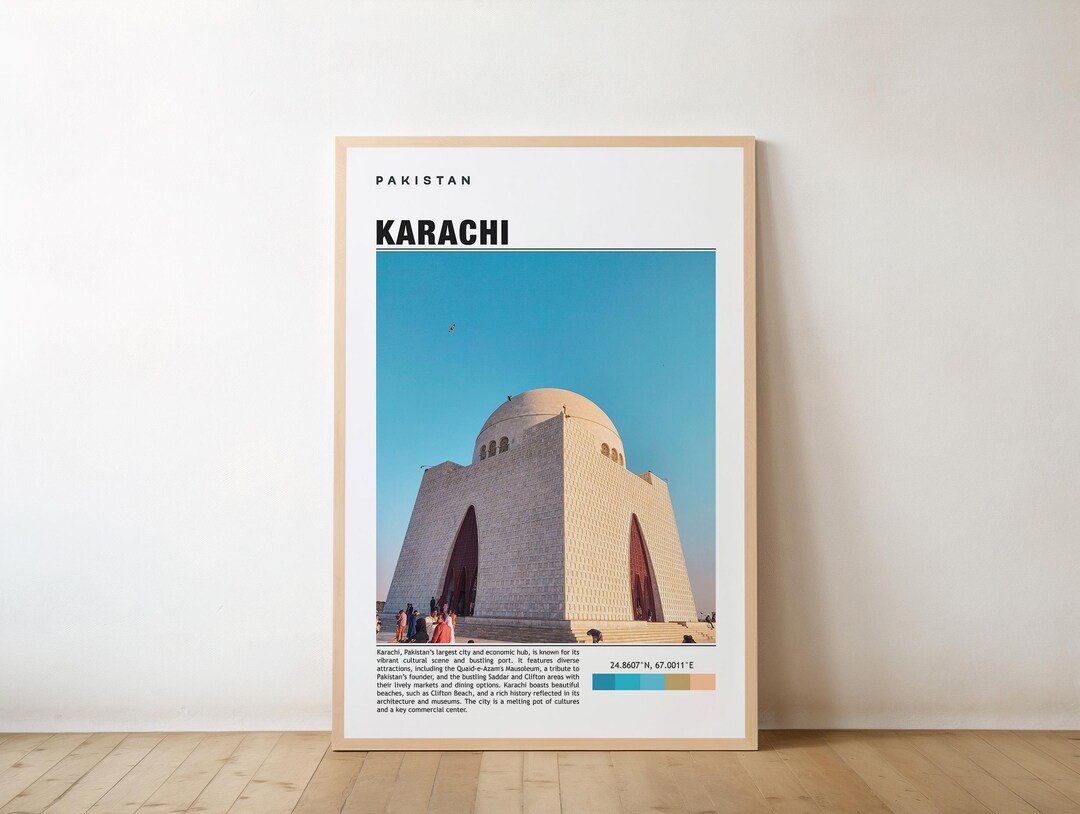 Karachi Print, Karachi Art, Poster, Karachi Photo, Karachi Poster Print ...