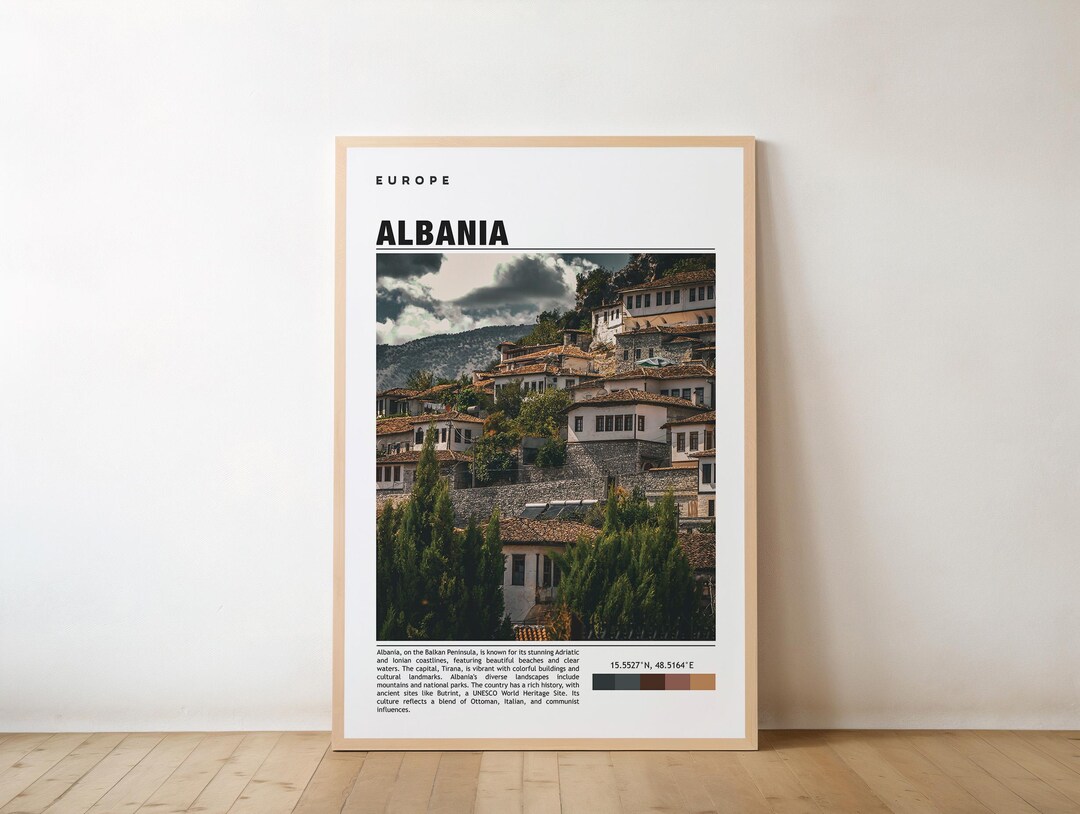 Albania Print, Albania Photo, Albania Poster, Albania Painting, Albania ...