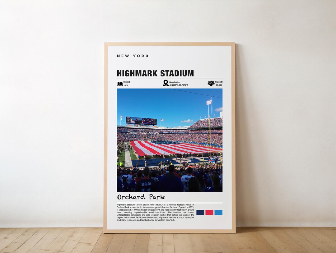 Highmark Stadium Print, Highmark Stadium Poster, Highmark Stadium Wall ...