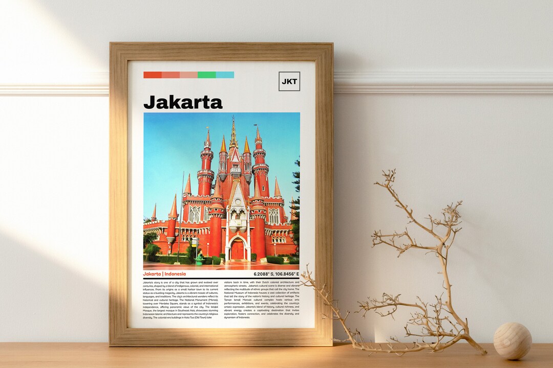 Jakarta Print Jakarta Art Jakarta Poster Jakarta Photo - Etsy