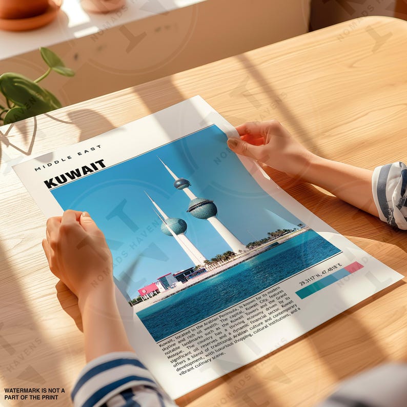 Kuwait City Print, Kuwait City Art, Kuwait City Poster, Kuwait City ...