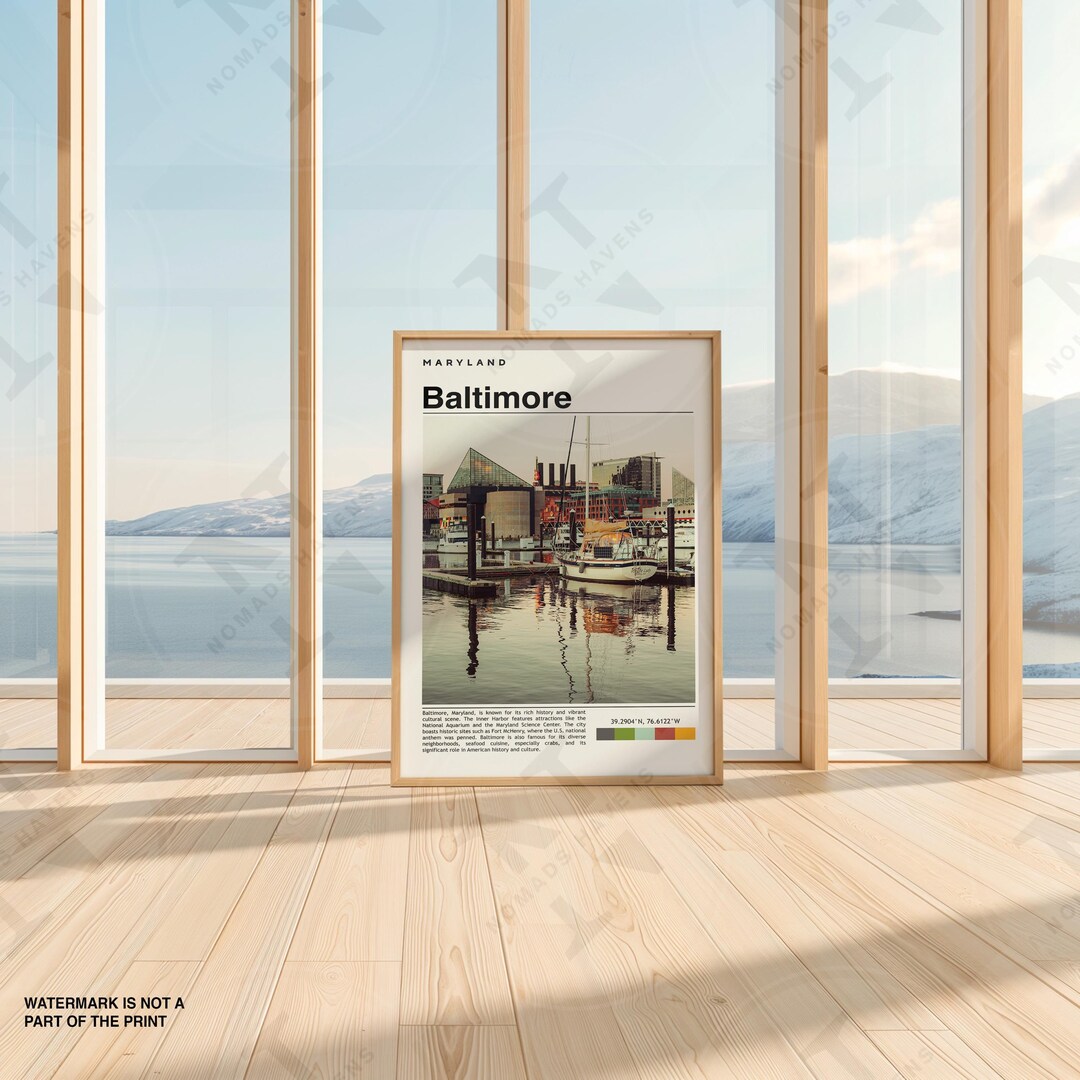 Baltimore Print, Baltimore Photo, Baltimore Poster, Baltimore Painting ...