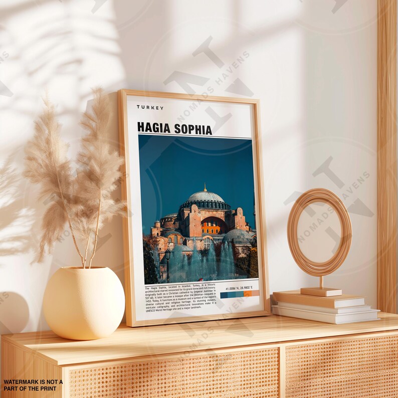 Hagia Sophia Print, Hagia Sophia Art, Hagia Sophia Poster, Hagia Sophia ...