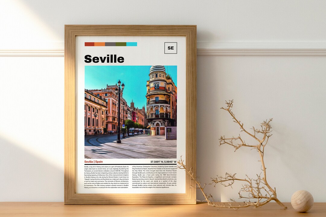 Seville Print, Seville Art, Seville Poster, Seville Photo, Seville ...