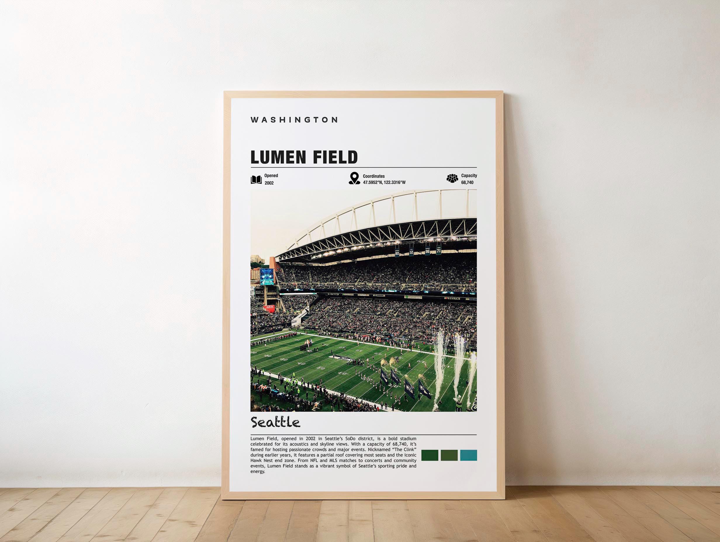 Lumen Field Print, Lumen Field Wall Art, Lumen Field Poster, Lumen ...