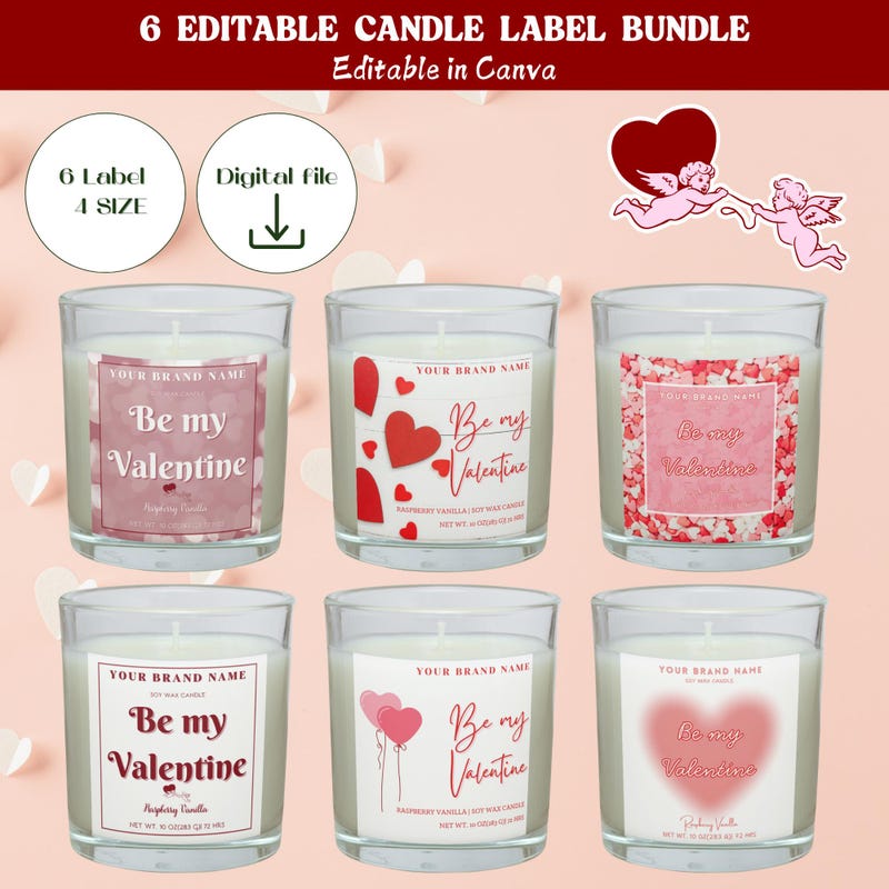 Valentine Candles - Etsy
