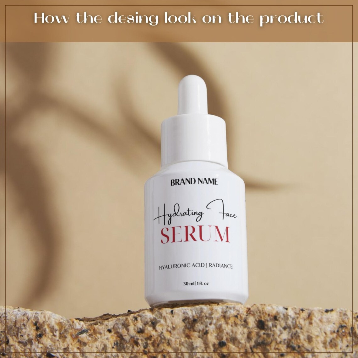 Editable Face Serum Label Template: DIY Skincare (digital Download) - Etsy