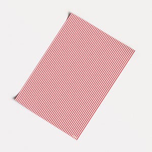 Candy Stripe Wrapping Paper: Red Striped Holiday and All Occasion Gift ...