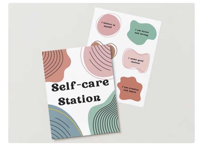 Self Care Station, School Nurse, Earthy Tones, Groovy Font, School ...