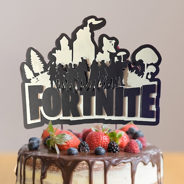 Fortnight Cake Topper - Etsy