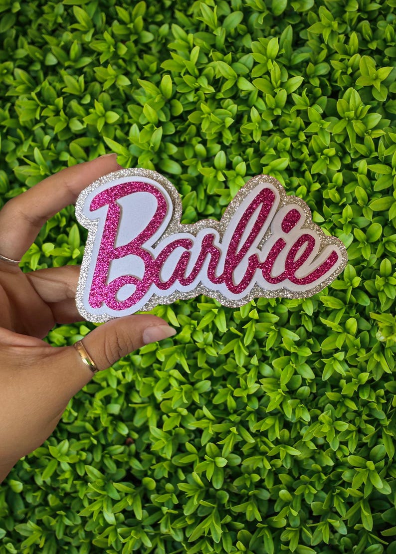 Doll Birthday Cake Topper Personalized Hot Pink Topper - Etsy