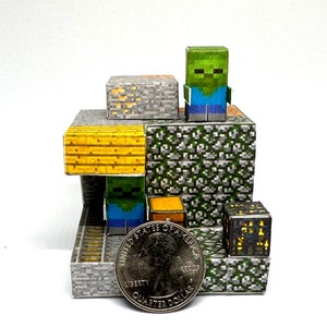 Zombies. Papercraft Diorama Printable - Etsy