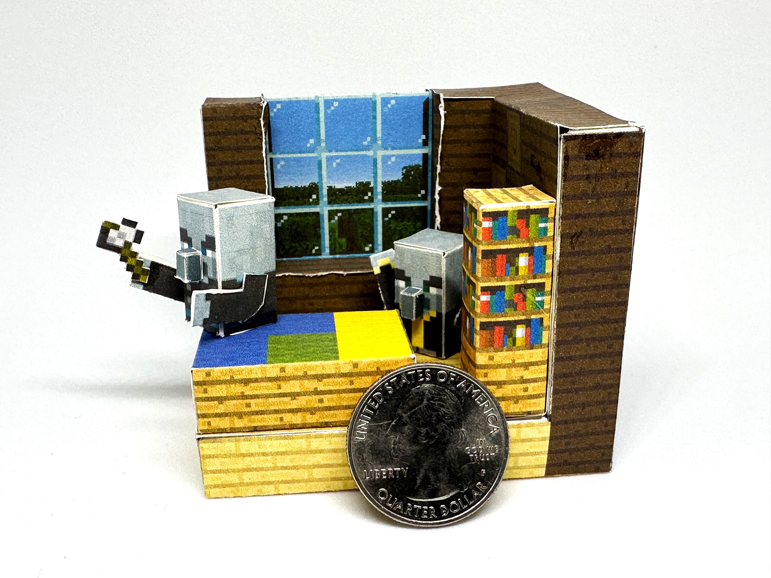 Wood Mansion. Papercraft Diorama Printables - Etsy