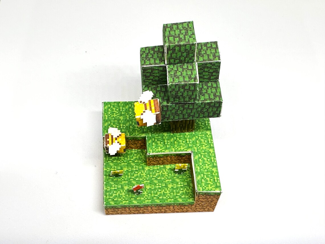BEE NEST Papercraft Diorama Printables - Etsy