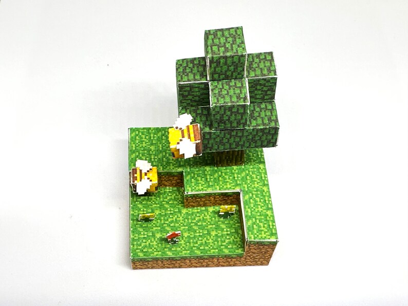 BEE NEST Papercraft Diorama Printables - Etsy