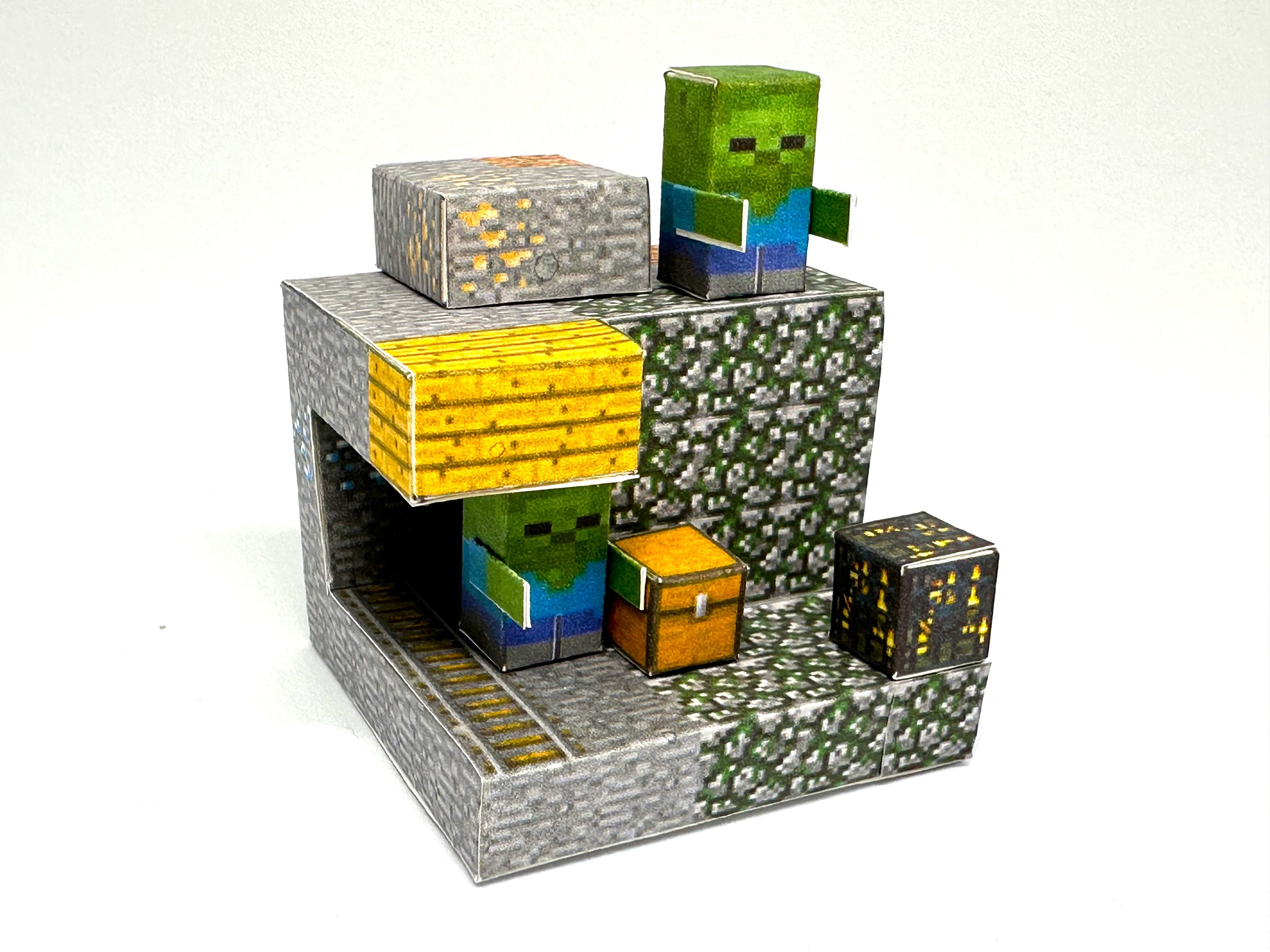 Zombies. Papercraft Diorama Printable - Etsy