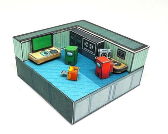 Desert. Papercraft Diorama Printables - Etsy