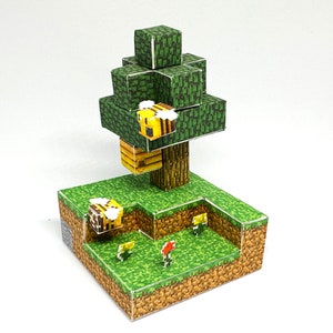 BEE NEST Papercraft Diorama Printables - Etsy