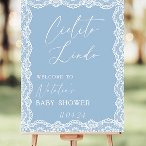 Cielito Lindo Baby Shower Welcome Sign | Editable Cielito Lindo Baby ...
