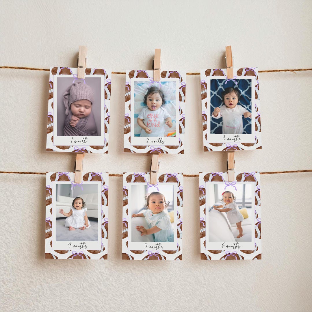 First Year Down First Birthday Milestone Banner | 1st Year Down First ...