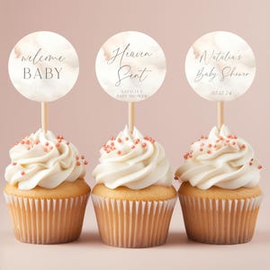 Heaven Sent Baby Shower Bundle Editable Heaven Sent Baby Shower Evite ...