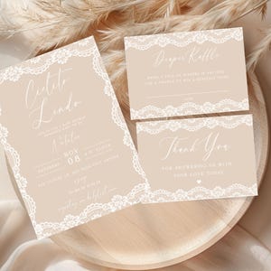 Tan Cielito Lindo Baby Shower Bundle | Editable Cielito Lindo Baby ...