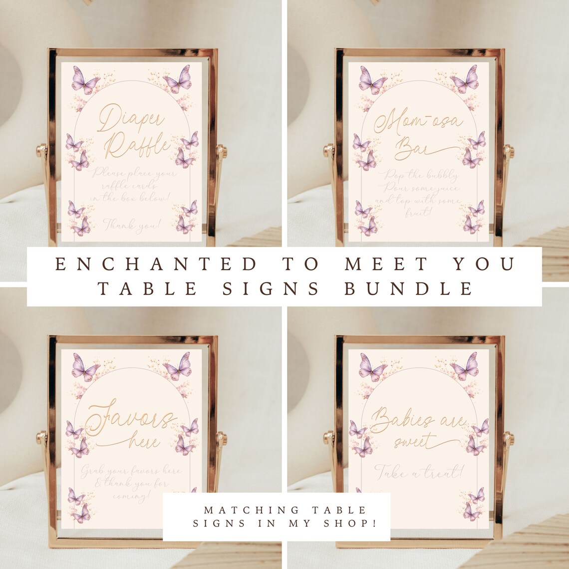 Enchanted to Meet You Baby Shower Invitation We're Enchanted to Meet ...